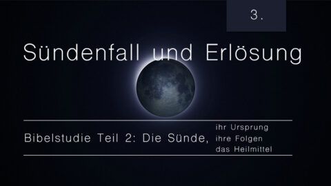 2. Bibelstudie 3: Sündenfall und Erlösung des Menschen ...
